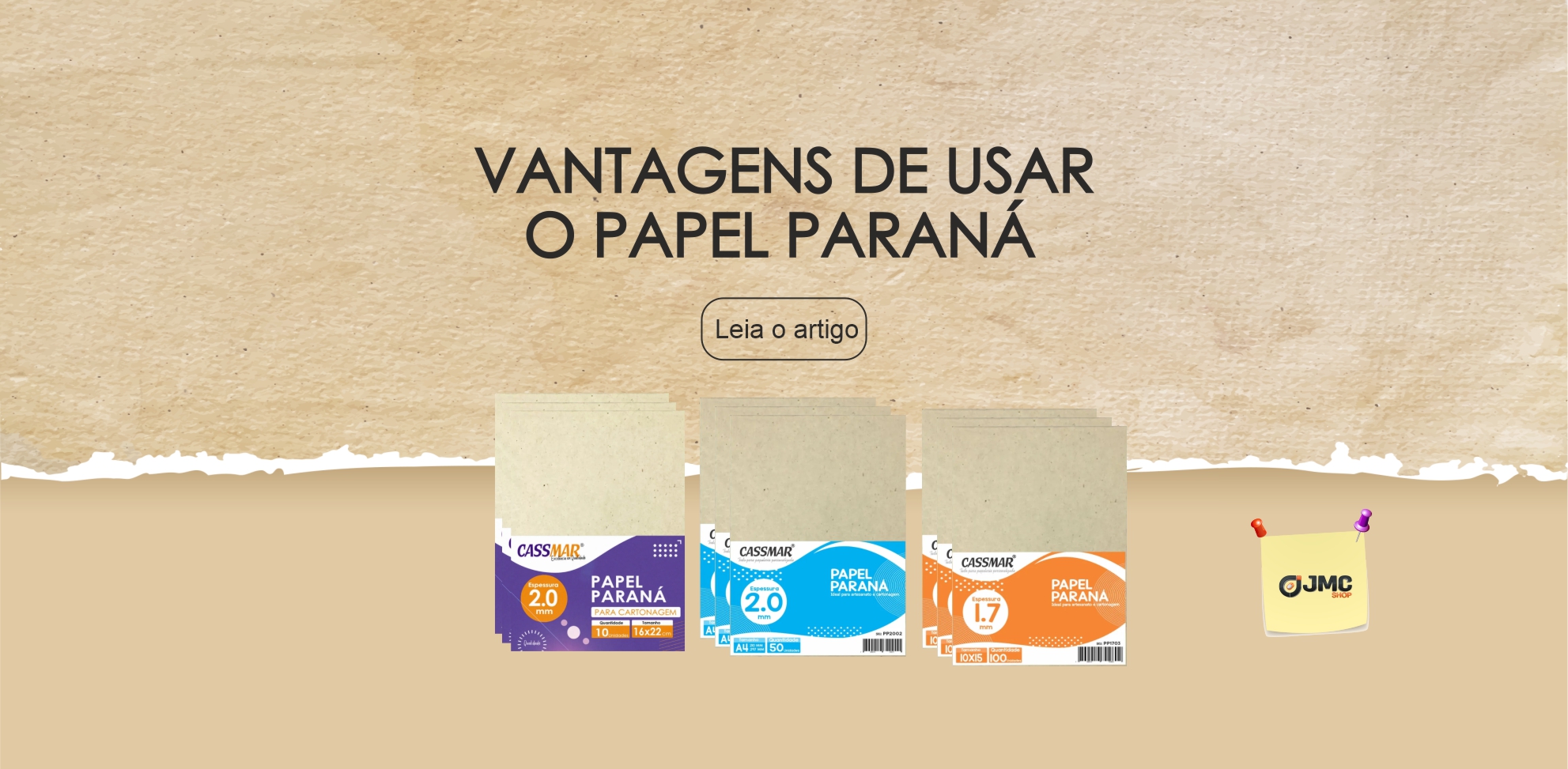Vantagens de Usar o Papel Paraná - JMC Shop